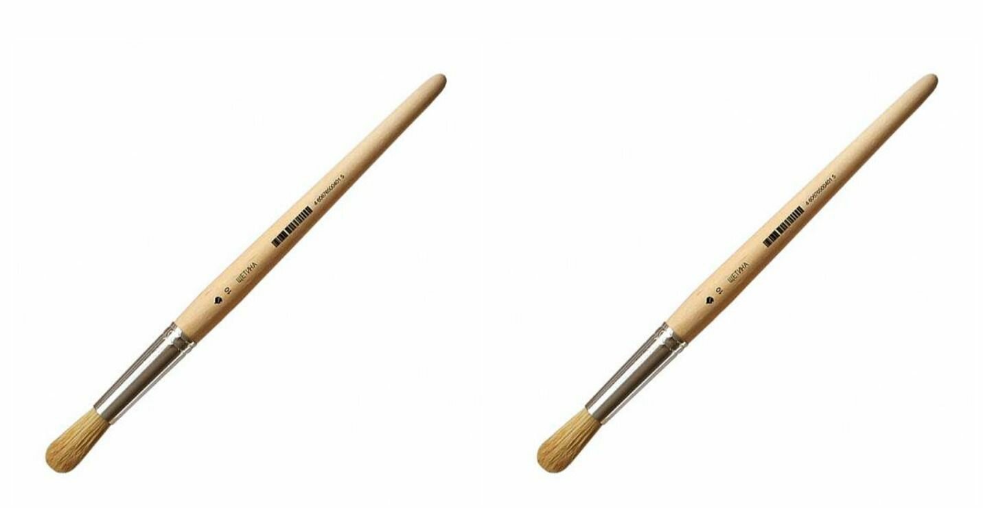 АртАвангард Кисть № 10, Щетина, 2 шт