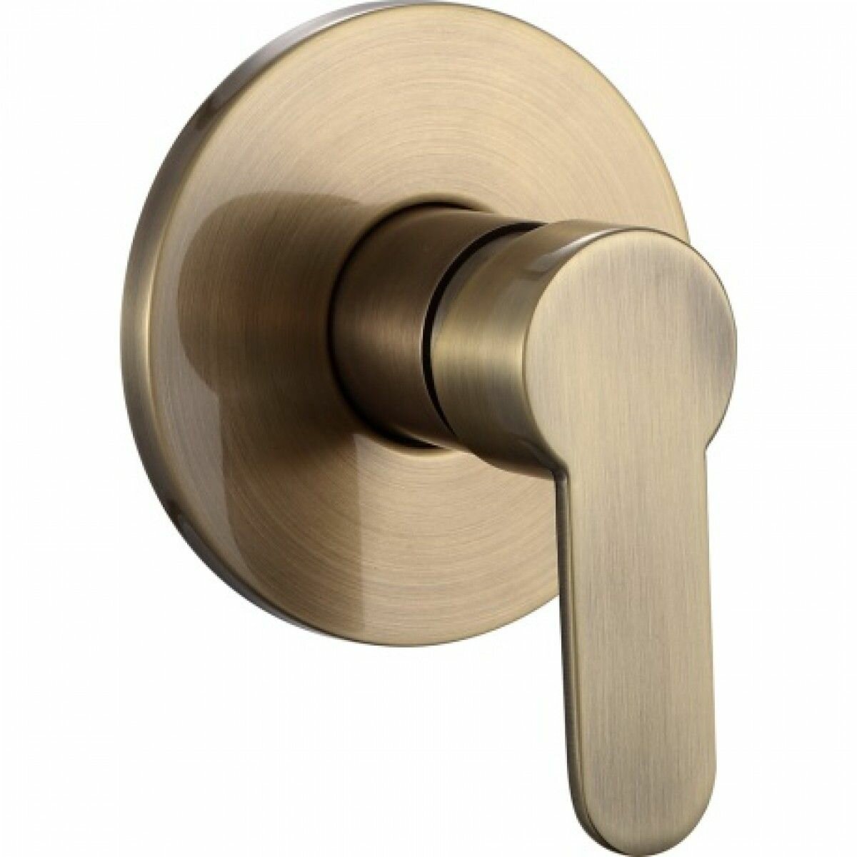 Встраиваемый круглый смеситель Ganzer 5102D Бронза