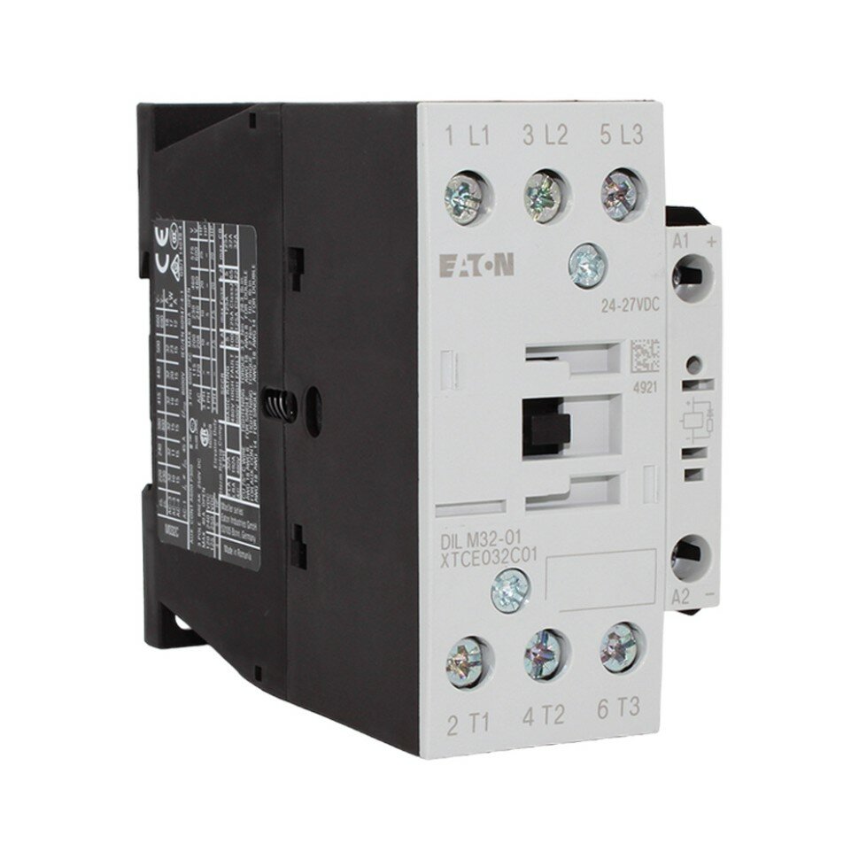 MOELLER / EATON DILM32-01 (RDC24) 277306 Контактор (Катушка 24-27V DC)