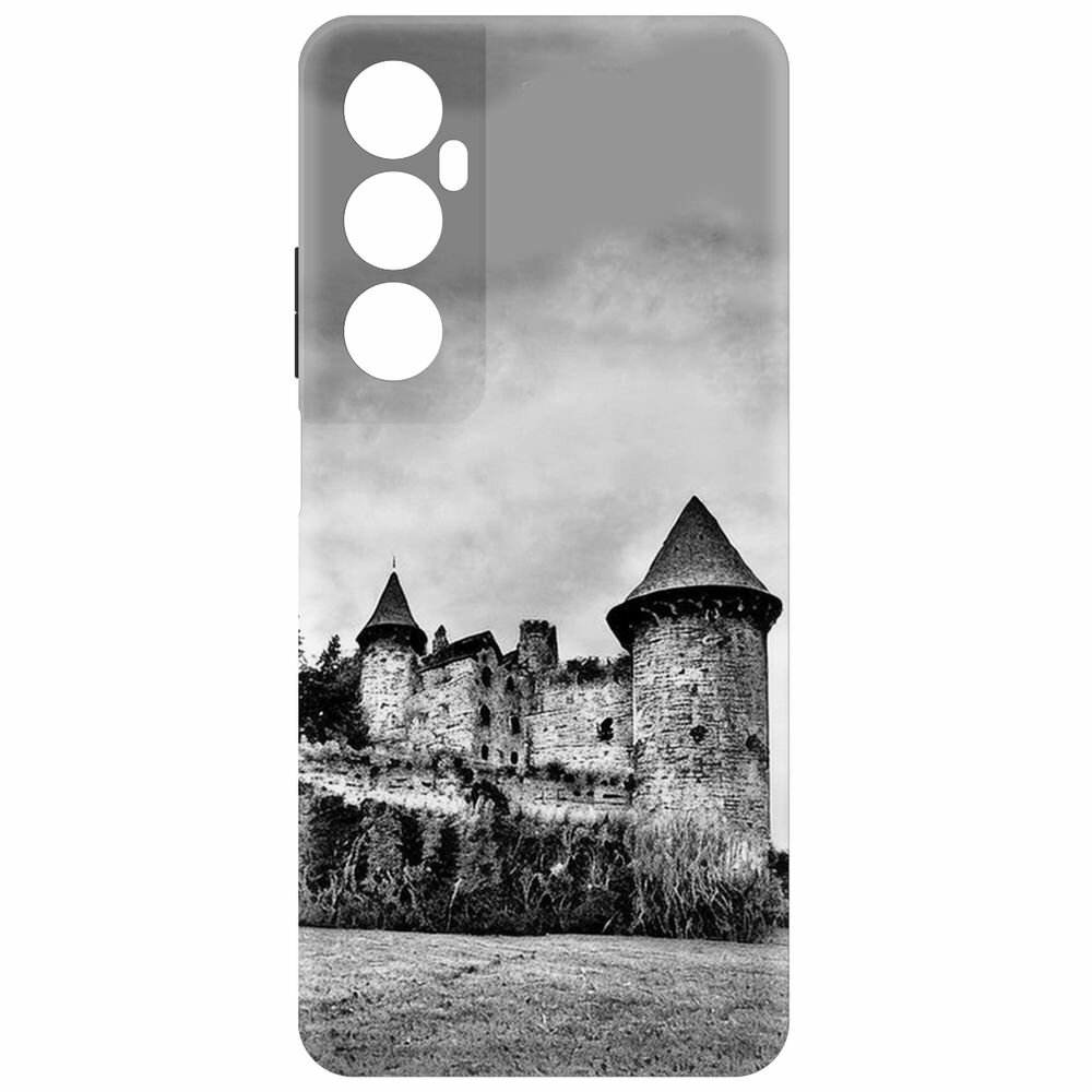 Чехол-накладка Krutoff Soft Case Старый замок для Realme C65 черный