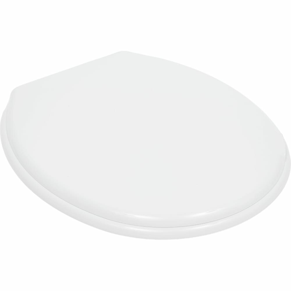 Сиденье для унитаза инкоэр Стандарт Н белое Р В00В0013264, пластик, полипропилен, овальная форма, семейное назначение