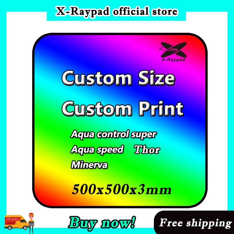 X-Raypad коврик для мыши Aqua speed, 500x500x3mm