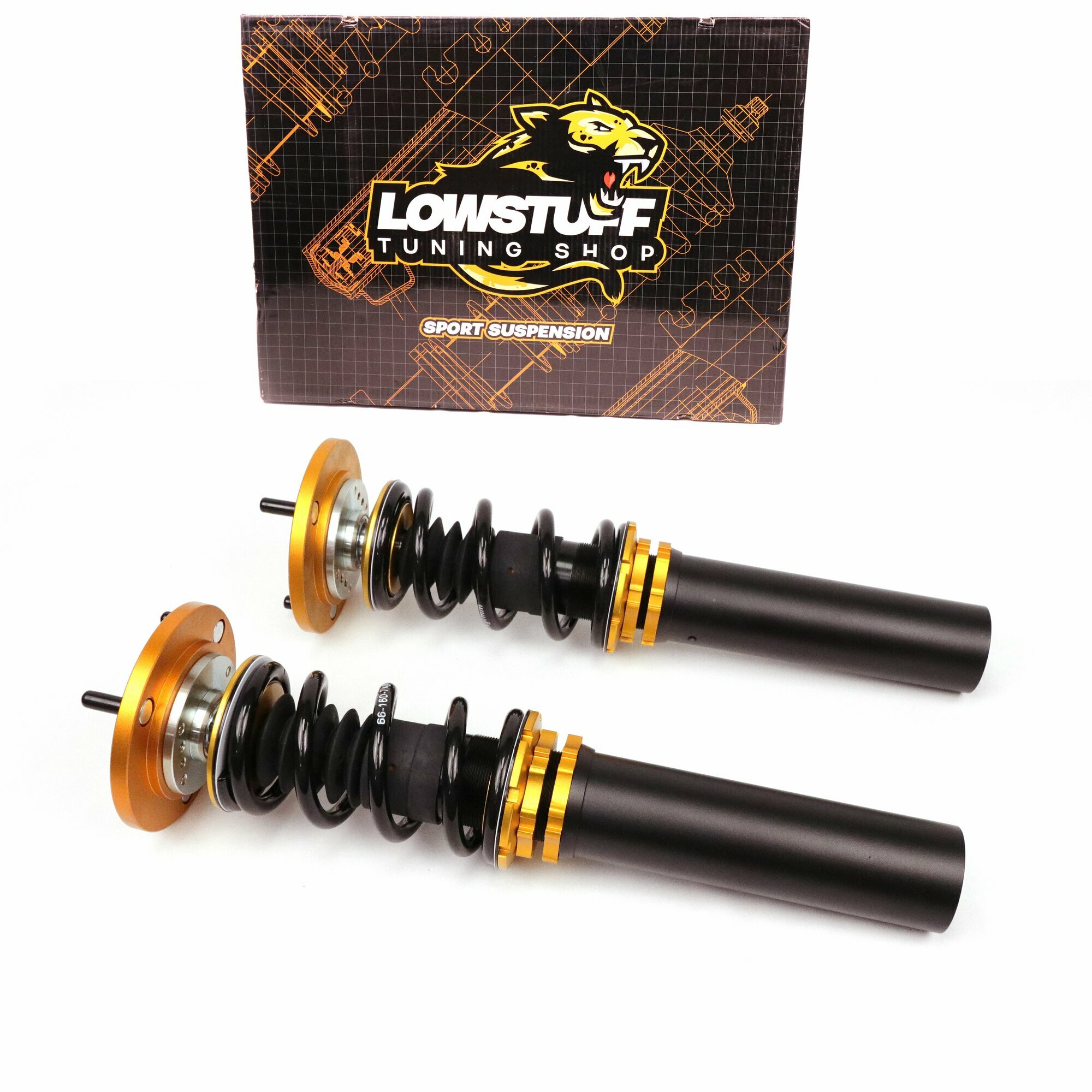 BMW E30 51мм купе, седан, touring, compact передние винтовые стойки фултап койловеры с регулировкой высоты и жесткости LOWSTUFF EVO-III
