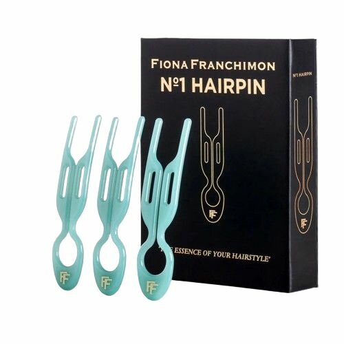 FIONA FRANCHIMON Набор заколок-шпилек для волос No1 Hairpin Tantalizing Blue (3 шт)