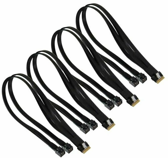 Supermicro CBL-KIT-610U-TNR-4 4 NVMe Cable Kit for X12 Ultra SYS-610U-TNR RoHS compliant