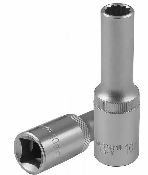 S04HD4710 Головка торцевая глубокая 12-гранная 1/2"DR, 10 мм