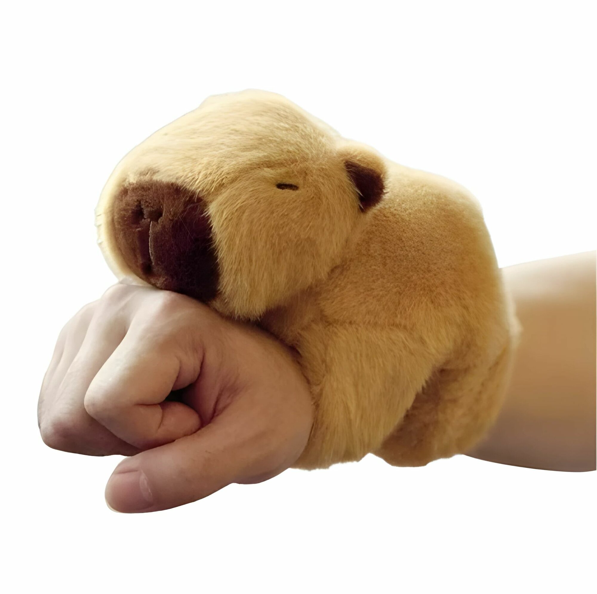 Мягкая игрушка браслет на руку Капибара