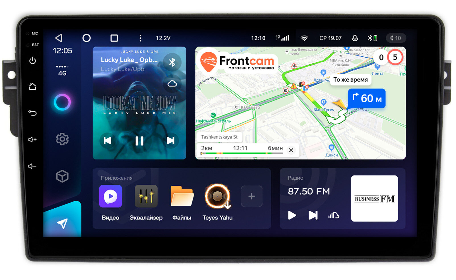 Магнитола в штатное место Toyota Caldina 3 2002-2007 Teyes CC3 4/32 9 дюймов RM-9-685 на Android 10 (4G-SIM, DSP, QLed)