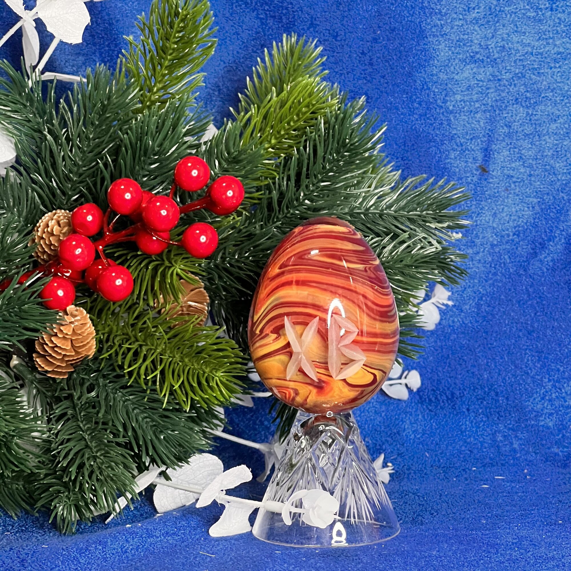 Рюмка хрустальная штрафная 20 мл/яйцо стеклянное.