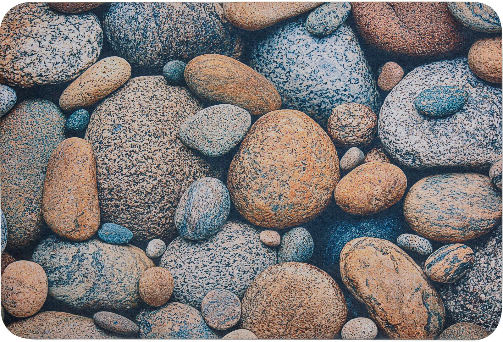 Коврик влаговпитывающий, 40х60 см, серия DIATOMITE, stones, PERFECTO LINEA (22-406002)