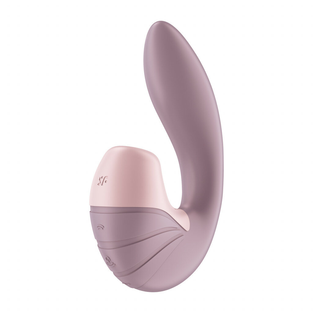 Вакуумно-клиторальный стимулятор с отростком для точки G Satisfyer Supernova, пыльно-розовый Satisfyer Вакуумно-клиторальный стимулятор с отростком для точки G Satisfyer Supernova, пыльно-розовый