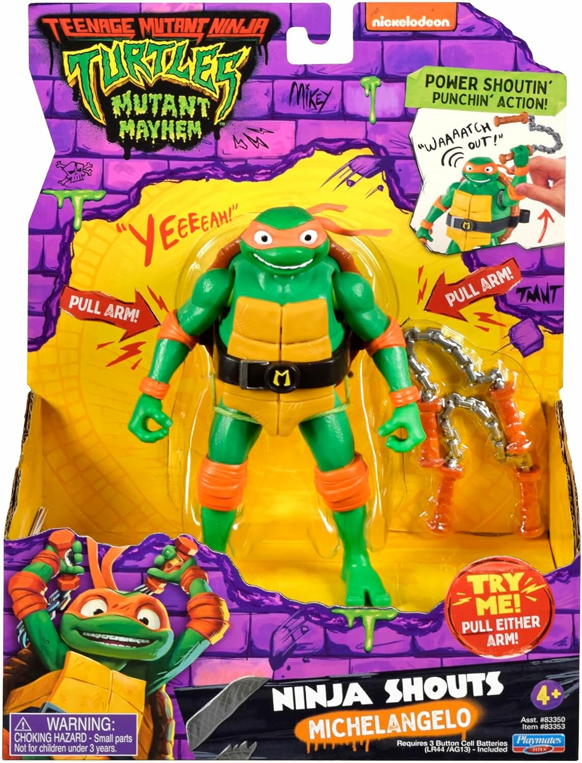 Фигурка Черепашки-ниндзя , Teenage Mutant Ninja Turtles: Микеланджело Deluxe.