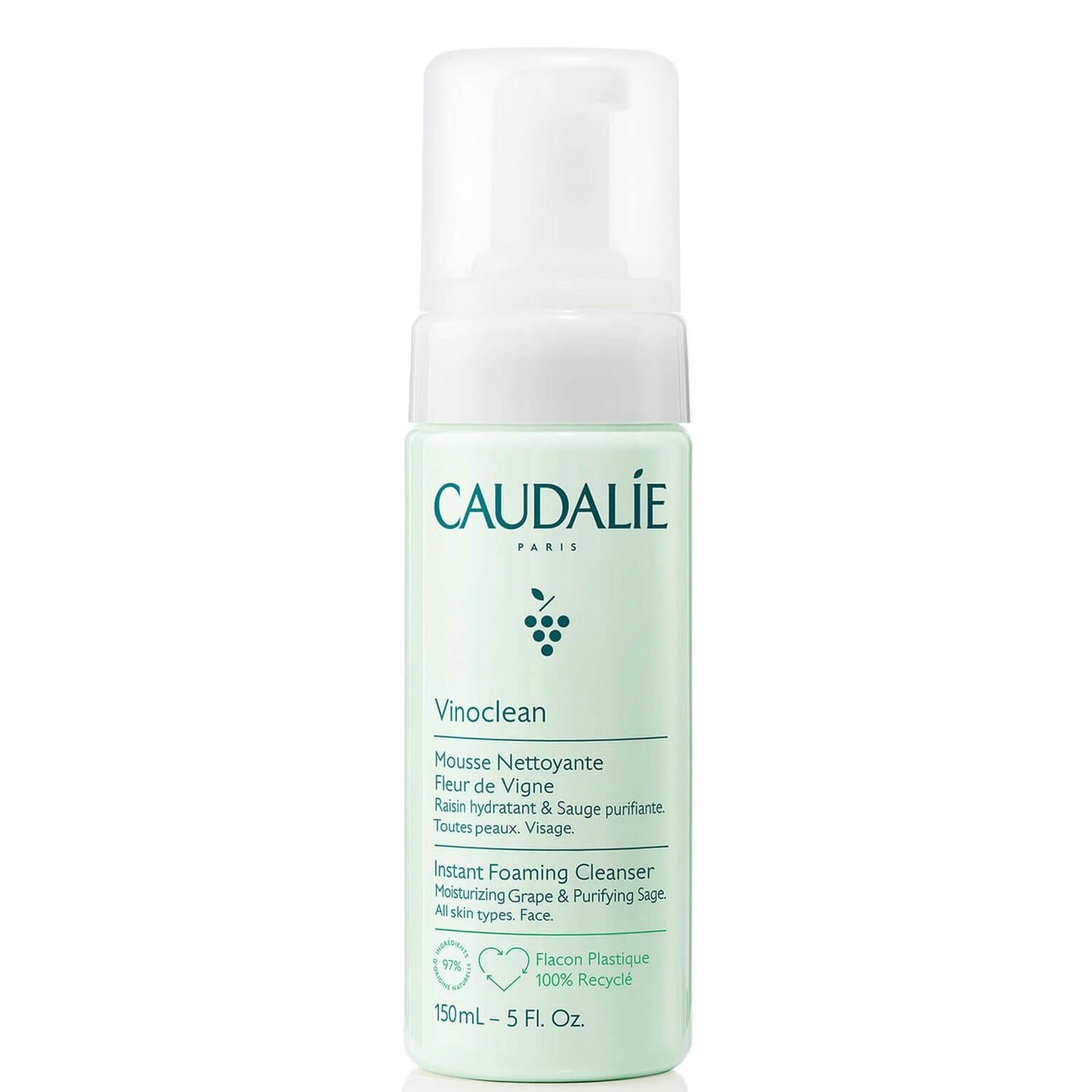 CAUDALIE Очищающий мусс Vinoclean Instant Foaming Cleanser (150 мл)