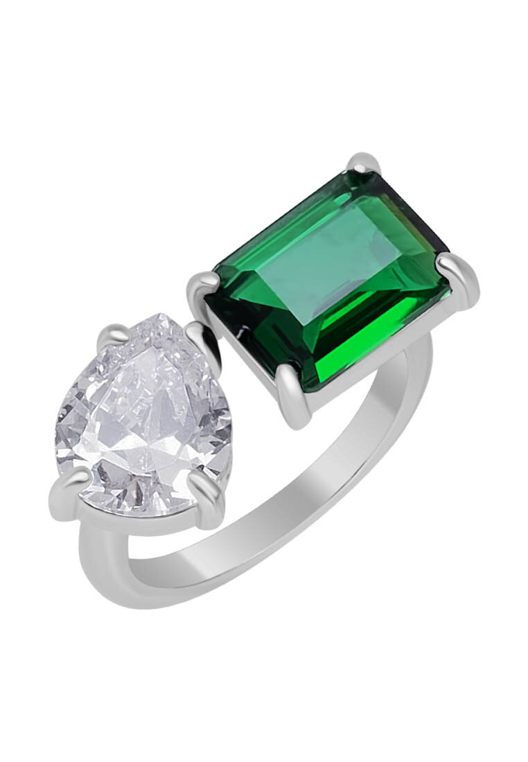 Кольцо помолвочное, фианит