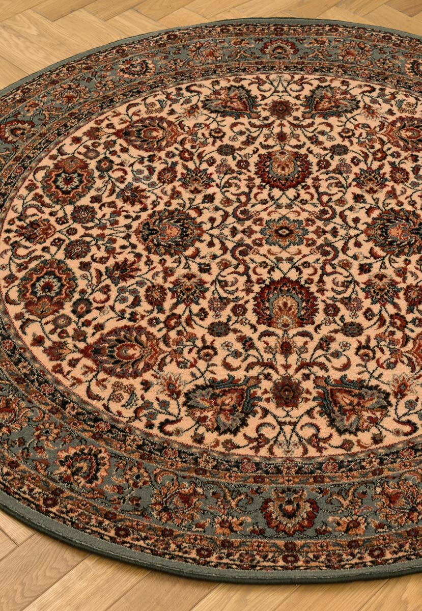 Бельгийский ковер шерстяной 160*160 см Shapur OS2158-O18 круг