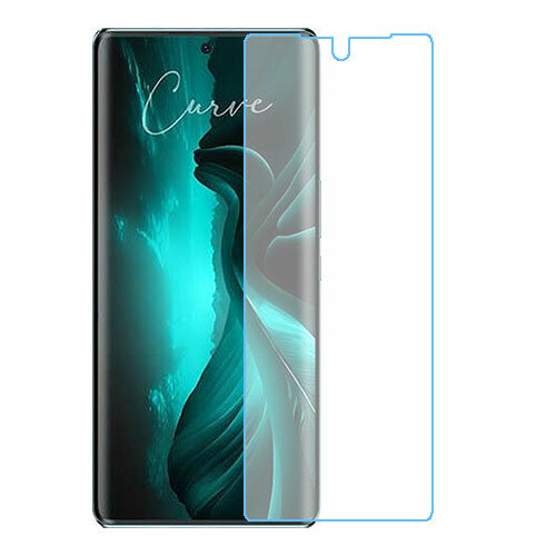 Скрин Мобайл защитный экран для Lava Blaze Curve из нано стекло 9H