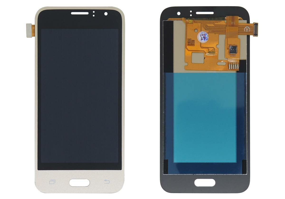 Дисплей для Samsung J1 2016 (J120) (золото) In-Cell