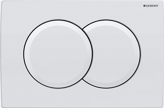 Geberit 115.107.11.1 Delta01 Клавиша смыва двойной смыв, альпийский белый