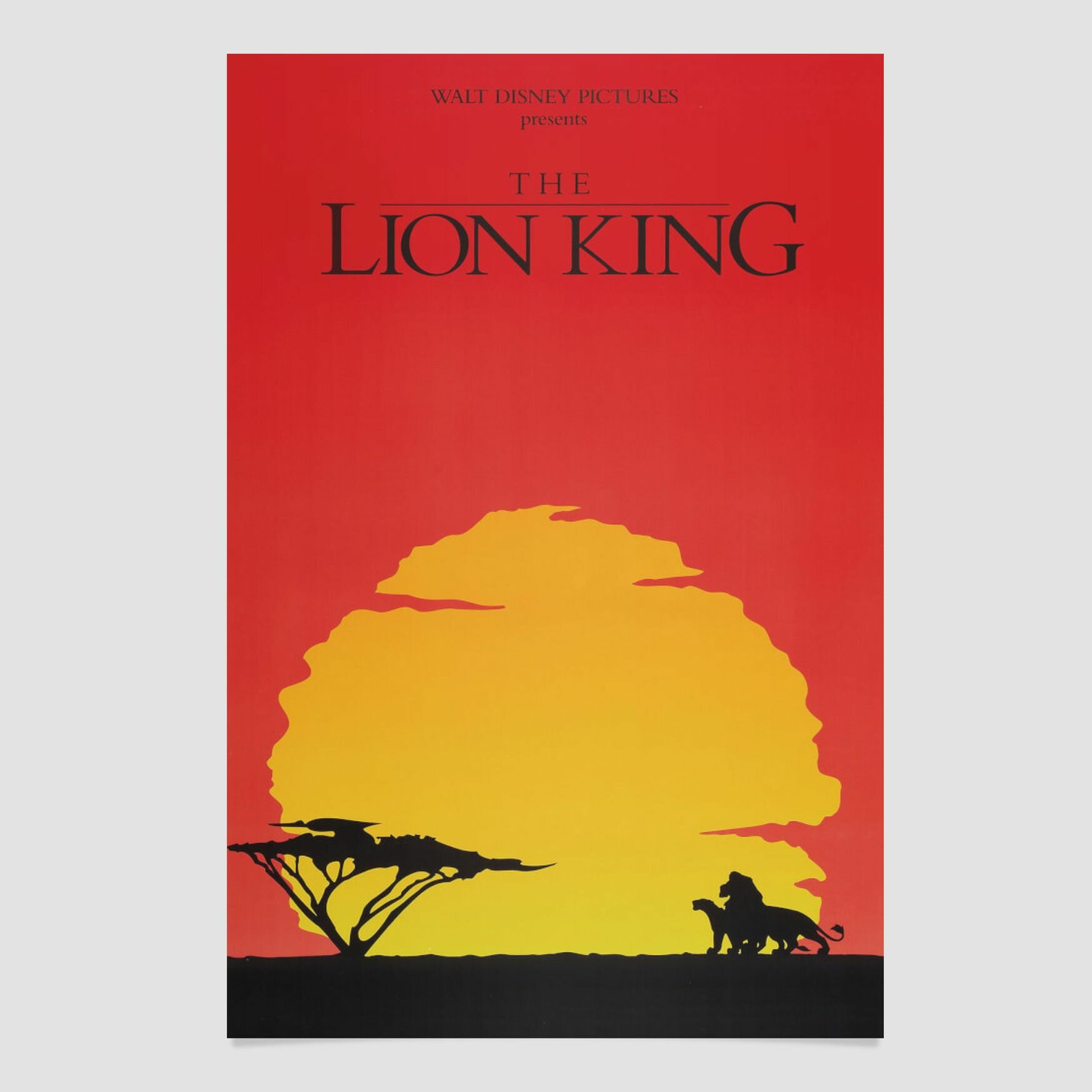 Постер (плакат) по мультфильму Дисней Король Лев 40x60 см. от Poster4me