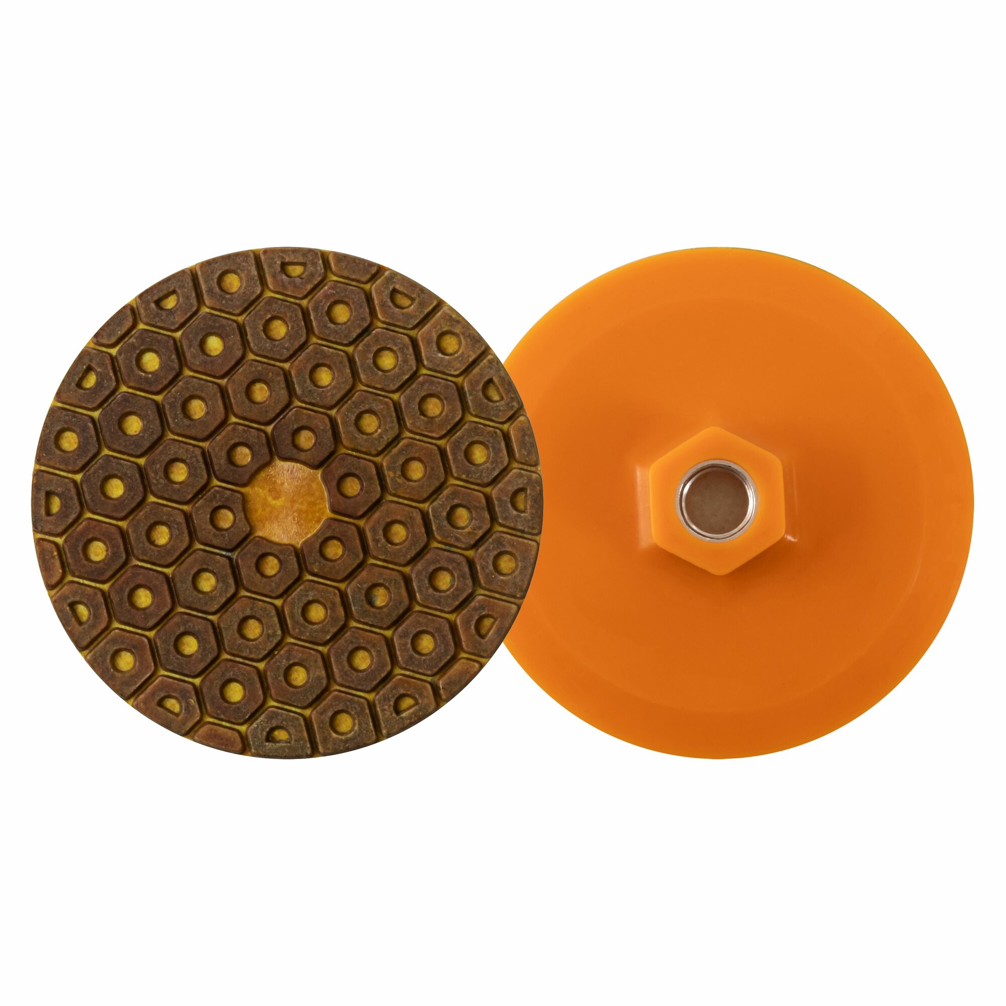 Круг алмазный гибкий шлифовальный DLT №21, Ø100мм, зерн.#30, для сухой и мокрой шлифовки АГШК, арт.2926