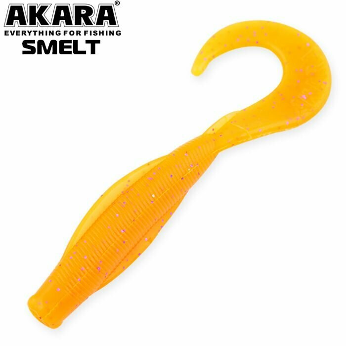 Силиконовая приманка Твистер Akara Smelt 80мм, 5 шт. №85