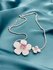 Колье Jewellery by Marina Orlova, перламутр синтетический, длина 39 см, белый