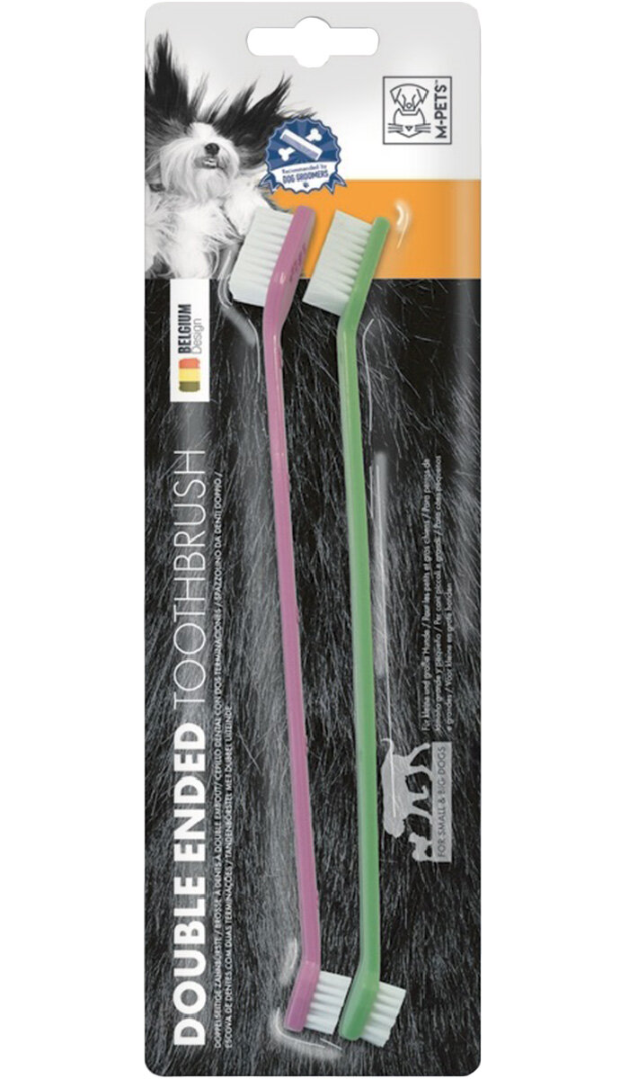 Зубная щетка M-Pets Double Ended двухсторонняя уп.2 шт 1 шт