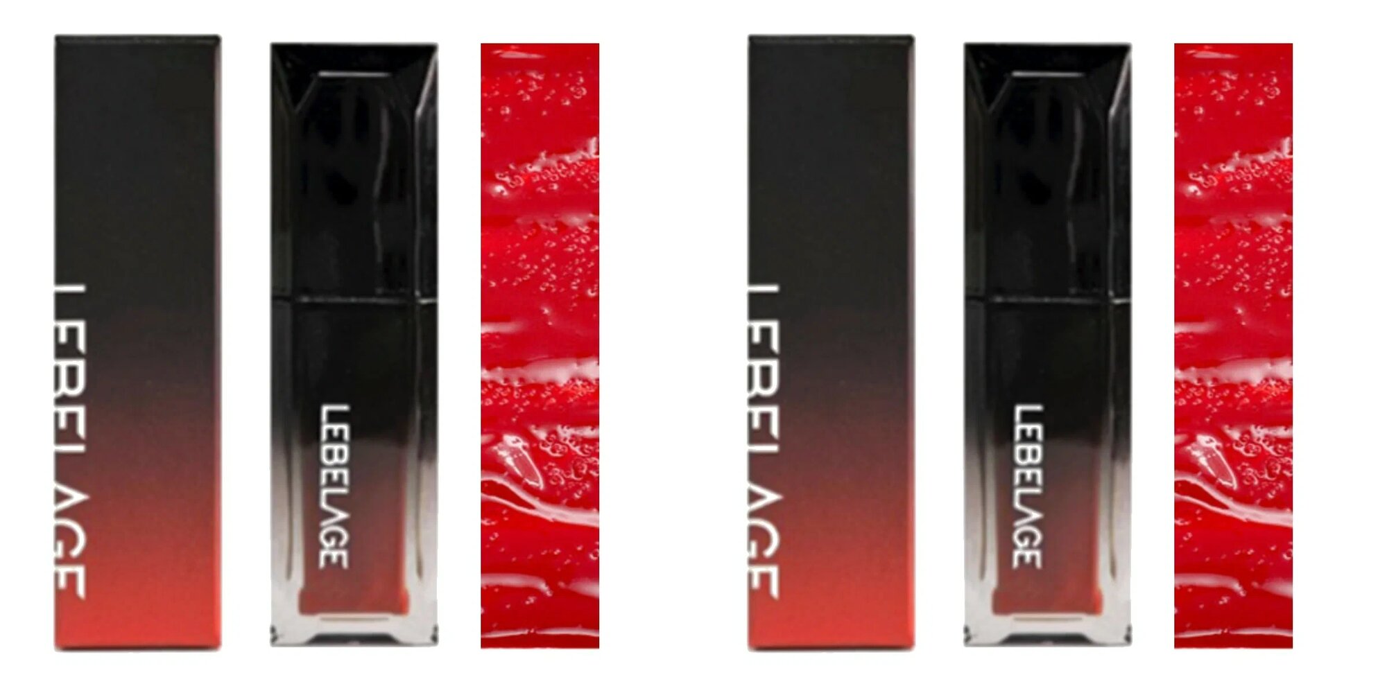 Тинт для губ Lebelage, Deep Kiss Fixing Lip Tint, тон №202, 1,4 гр, 2 шт