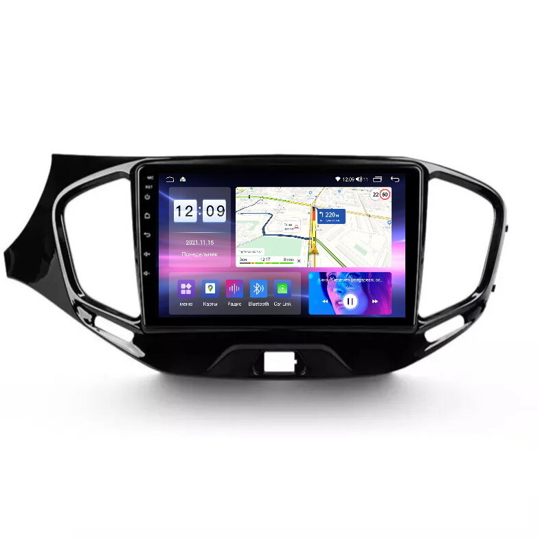 Магнитола CRS-300 M200S Лада Веста и LADA Vesta Cross - Android 13 - CarPlay - 8 ядерный процессор - DSP звук - 4G