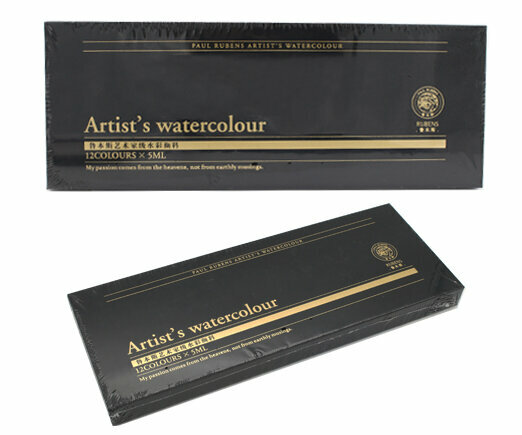 Краска акварель 12 цв. 010923050 Paul Rubens в тюбиках 5мл, в черной к/кор