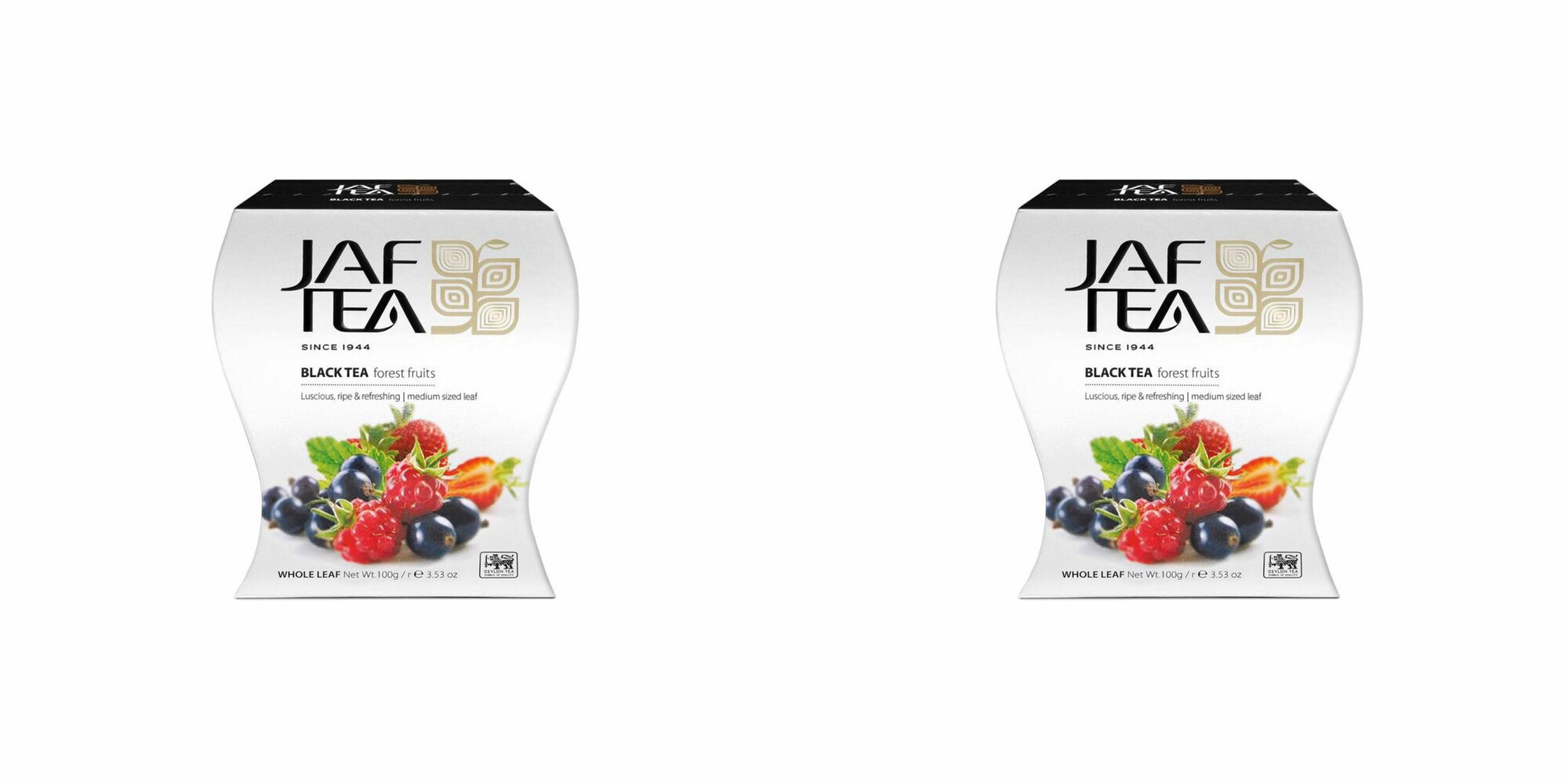 Jaf Tea Чай листовой forest fruit, черный, с лесными ягодами, 100 гр, 2 уп.