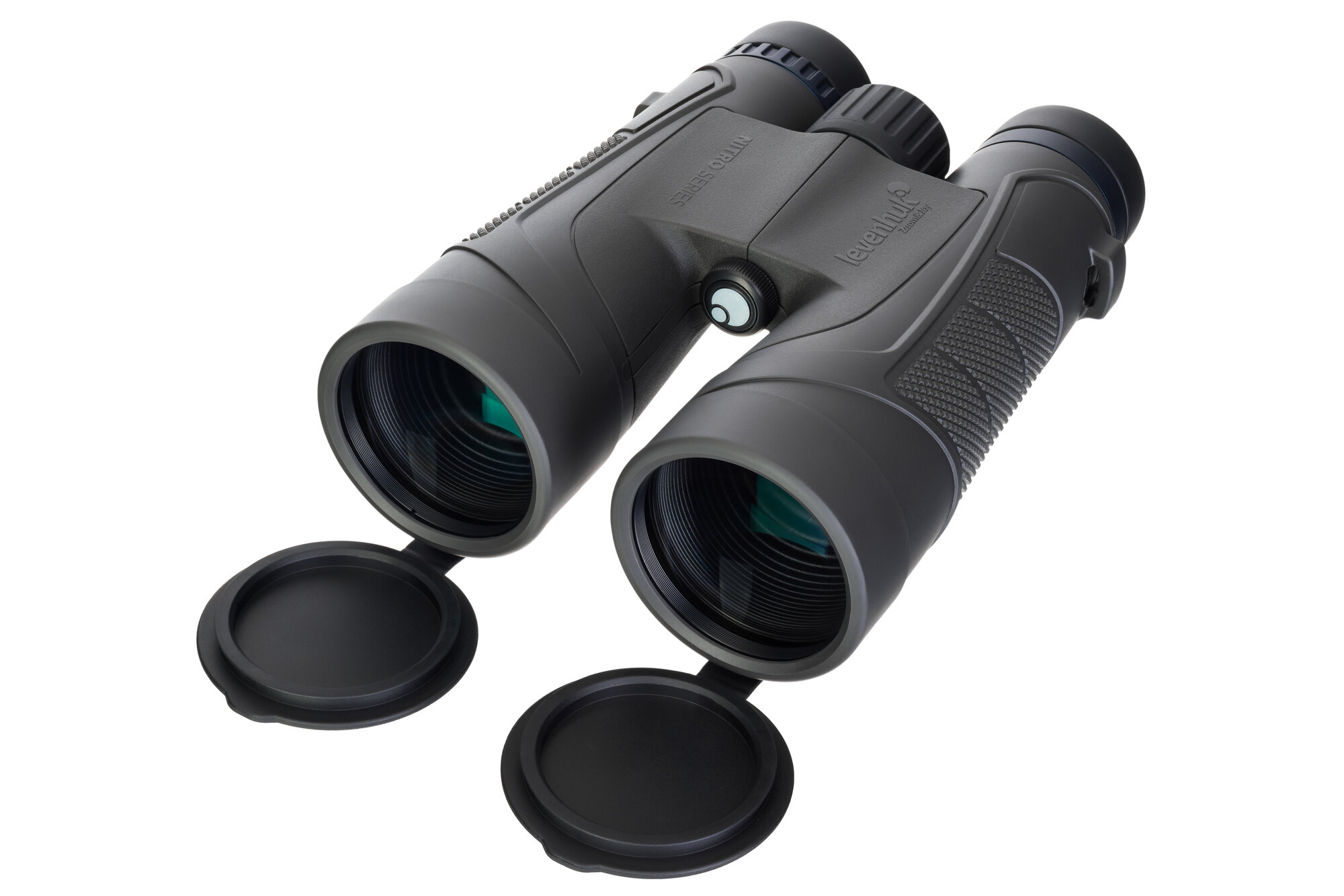Бинокль Levenhuk Nitro 12x50, материал оптики - BAK-4, Roof призмы, корпус ABS-пластик