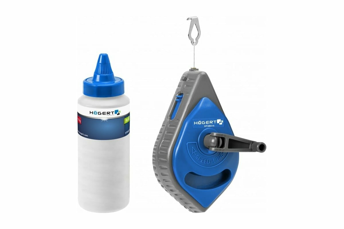 HOEGERT TECHNIK HOEGERT Отбивочный разметочный шнур 30 м HT4B313 для строительных работ