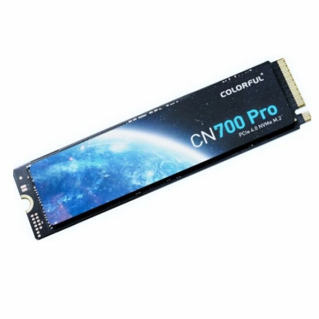 4 ТБ SSD M.2 накопитель COLORFUL CN700 PRO (CN700 4TB PRO) - PCI-E 4.0, чтение - 7400 Мбайт/с, запись - 6600 Мбайт/с, 3D NAND
