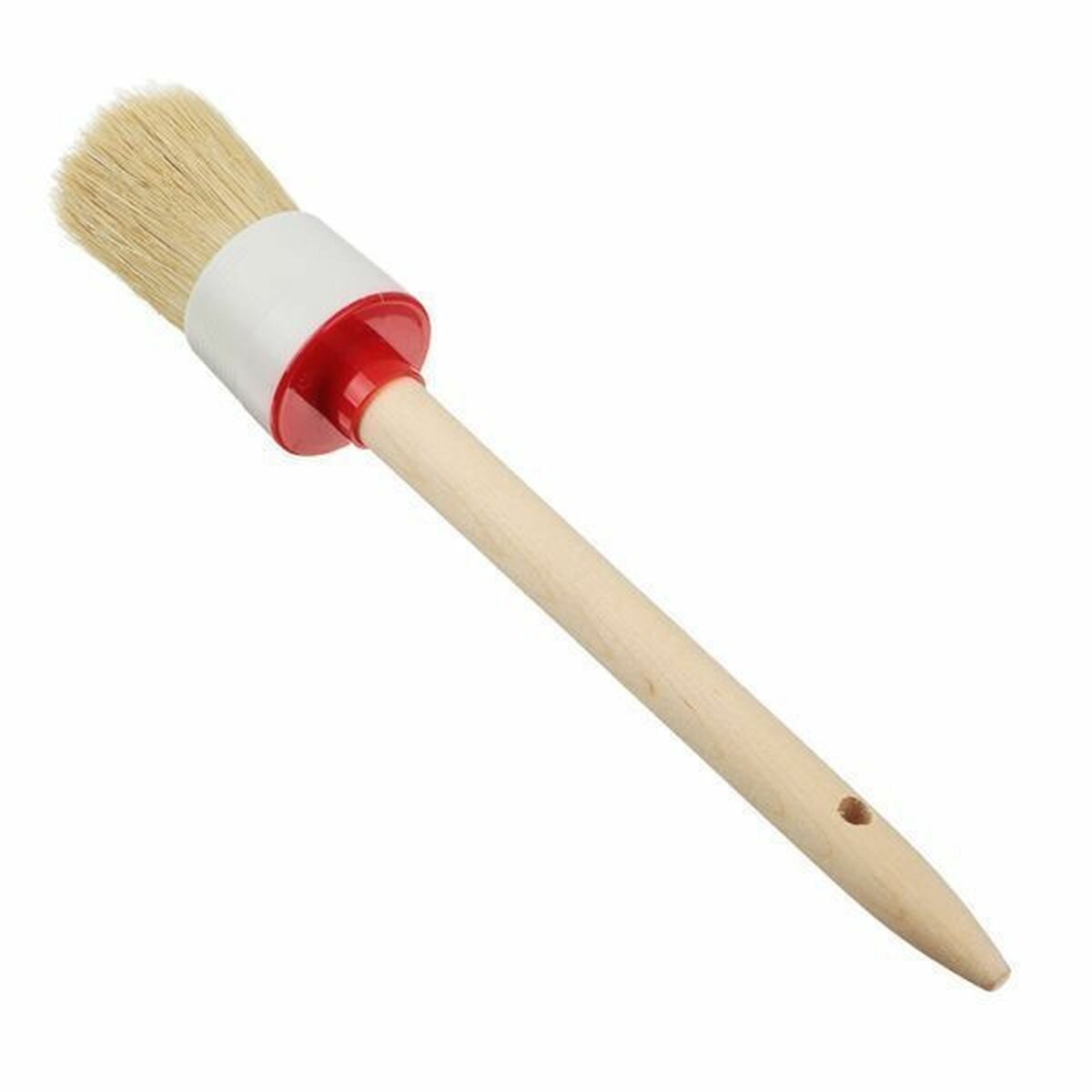 Кисть круглая в пласт. корпусе №10 (40мм) HEADMAN (натур. щетина)