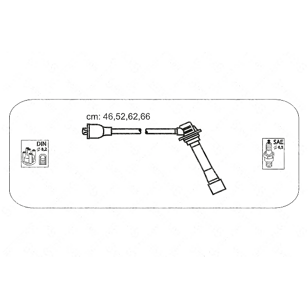STELLOX 10-38132-SX (1038132_SX / 4065976 / 8BG6-18-140A) провода высоковольтные, комплект