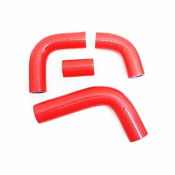 Патрубки радиатора УАЗ 452 дв.4213 (к-т 4шт.) красный силикон ПТП