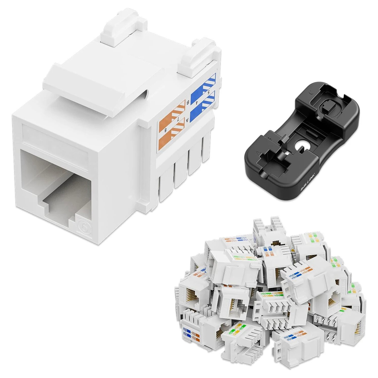 ZoeRax Cat6 Keystone Jack RJ45