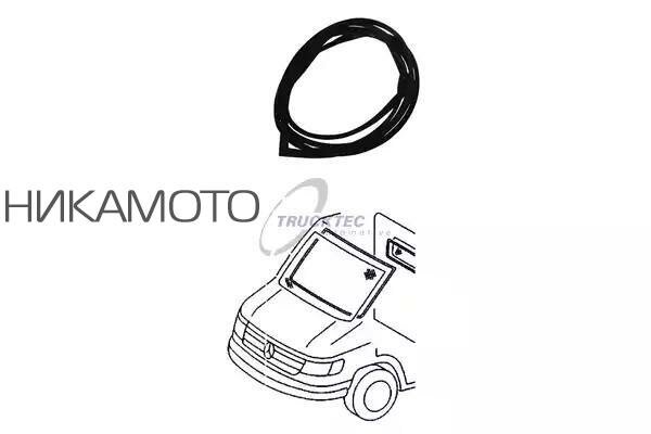 TRUCKTEC 01.50.018 Уплотнитель лобового стекла