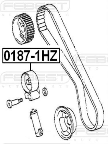 Натяжитель ренмя Febest 0187-1HZ Toyota: 13505-17020 Toyota Coaster Автобус (Trb5_ Xzb5_ Rzb4_ Hzb5_ Bzb5_ Bb4_).