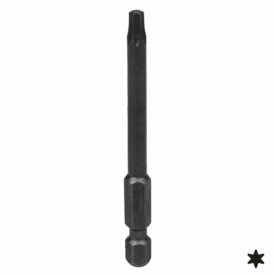 Вставка (бита) торцевая 1/4", Torx, Т27, 70 мм, для шуруповерта KING TONY 717027T