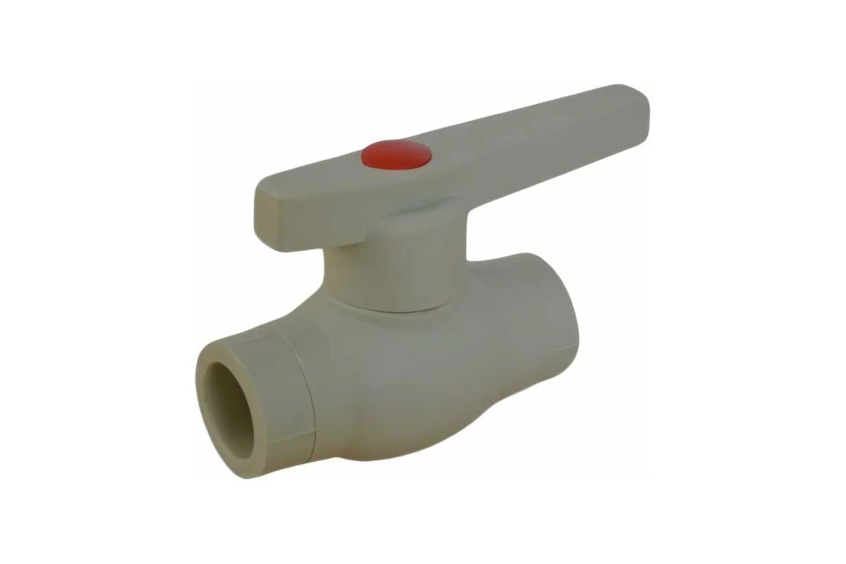 Кран шаровой PP-R Valfex 20мм серый (15/60) 00010144020Г, латунь