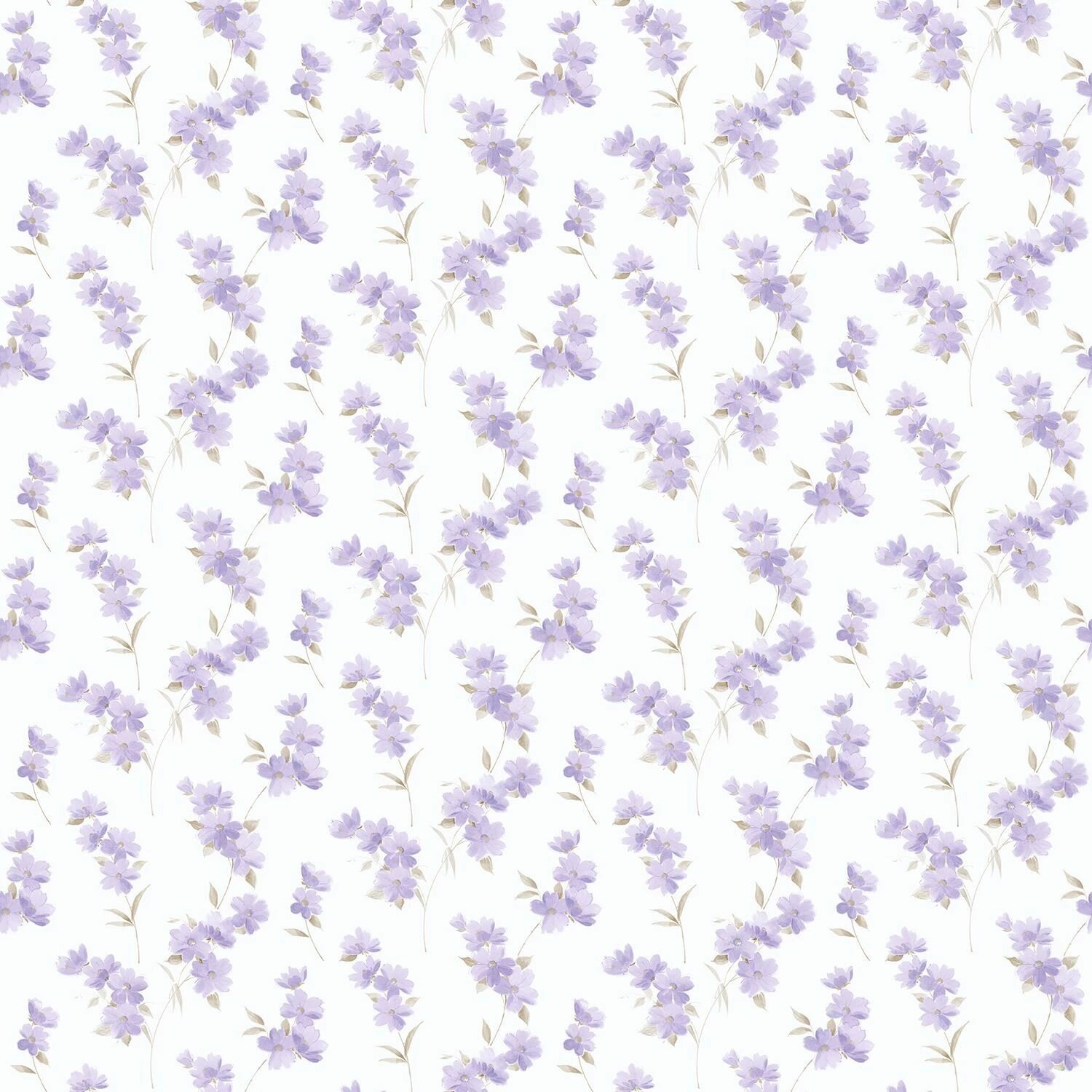 Обои Aura Little England II PR33850; 0,53х10,05 м. , Винил на бумаге , сиреневый/фиолетовый