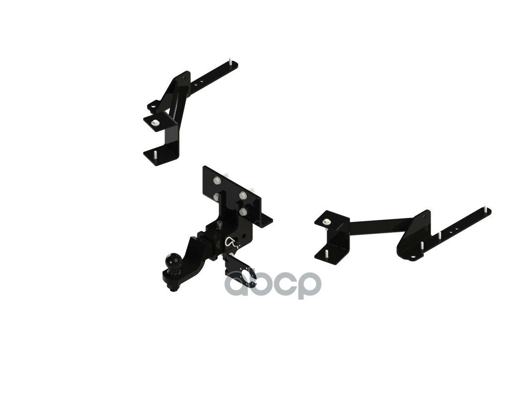 Фаркоп Toyota Land Cruiser Prado 150 2009-2023, Lexus GX 2009-2023 съемное крепление шара под американский квадрат SHERIFF ар.