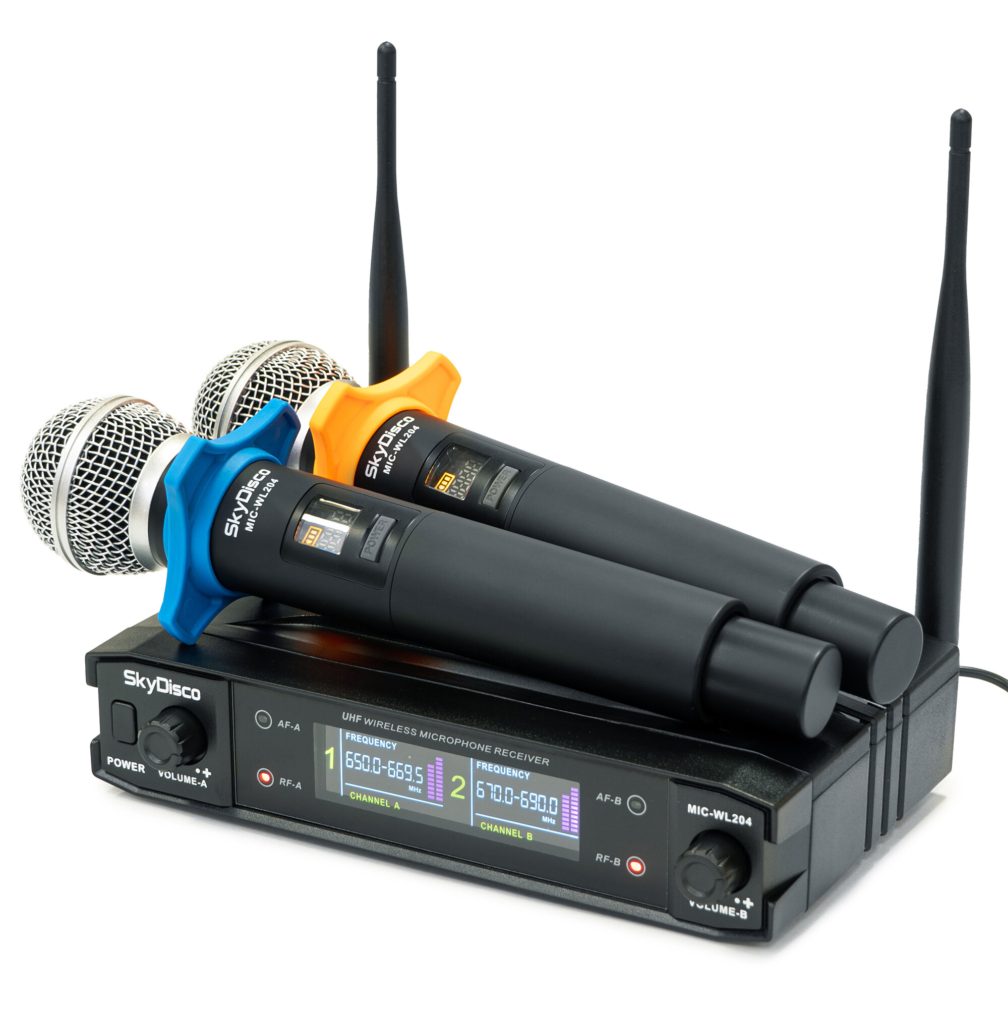Беспроводные микрофоны для караоке SkyDisco MIC-WL204