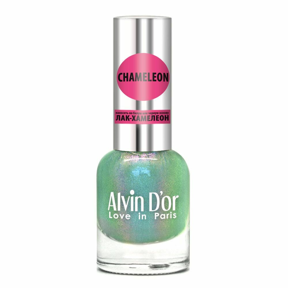 Alvin D'or, Лак для ногтей Хамелеон тон 1404 небесный хамелеон