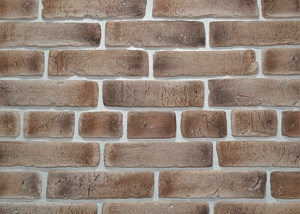 Декоративный Кирпич Русский Камень Монастырский Аликанте Артикул 10.21 Ш26.5хВ6.5 см 1м2.