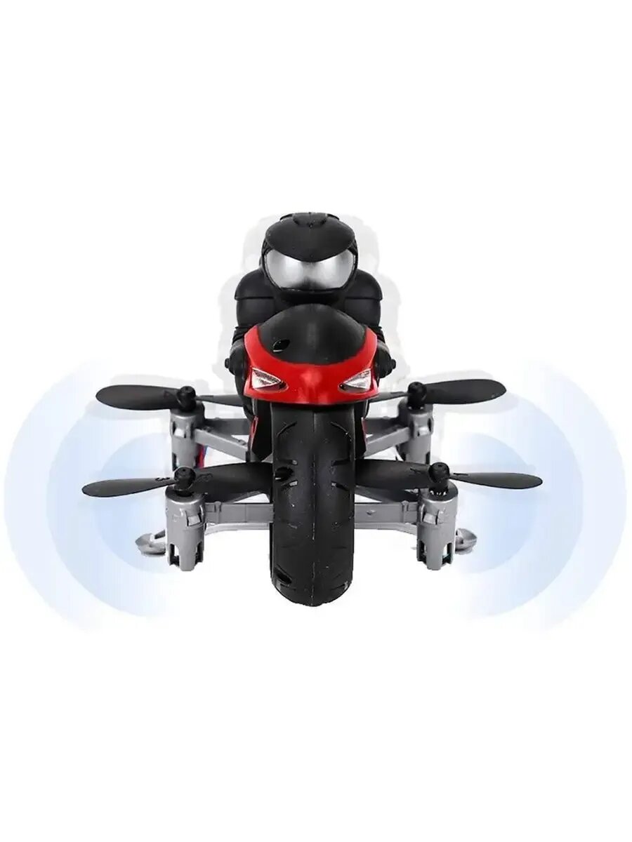 Квадрокоптер летающий байкер
