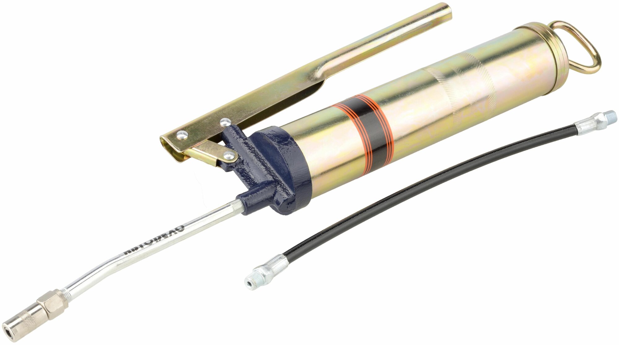 Шприц рычажно-плунжерный 300мл (гибкий шланг/трубка) (АвтоDело)