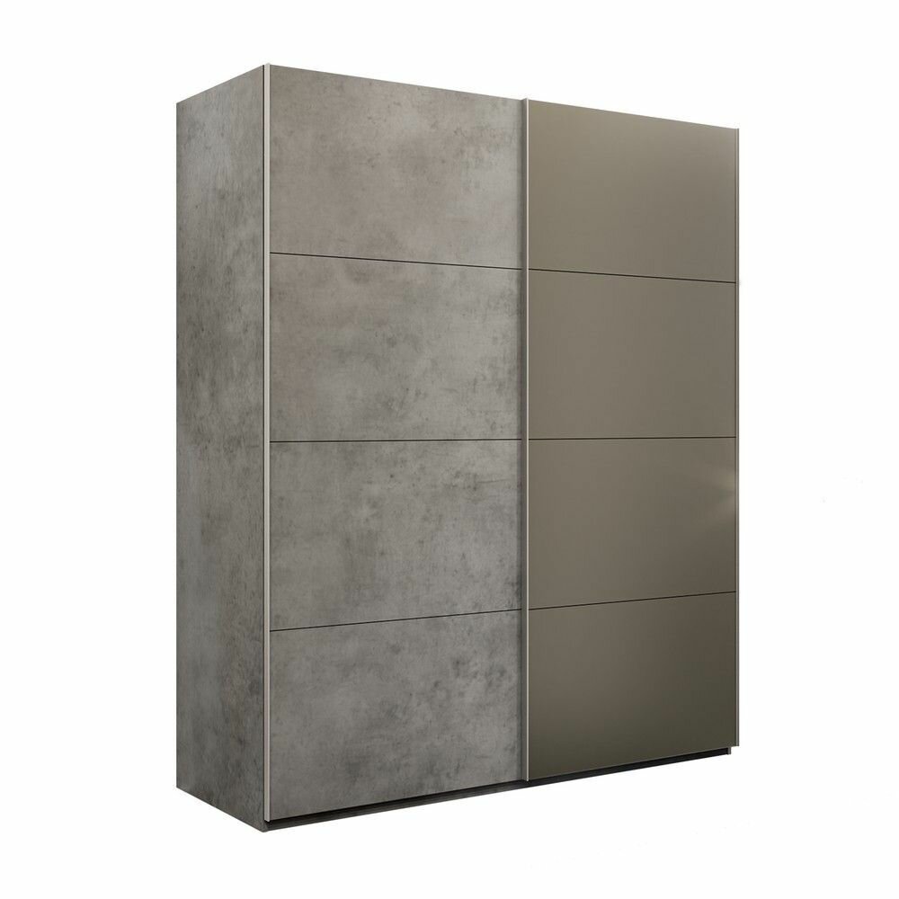 Шкаф-купе Эста 1,6, 2,2м ЛДСП/стекло хаки